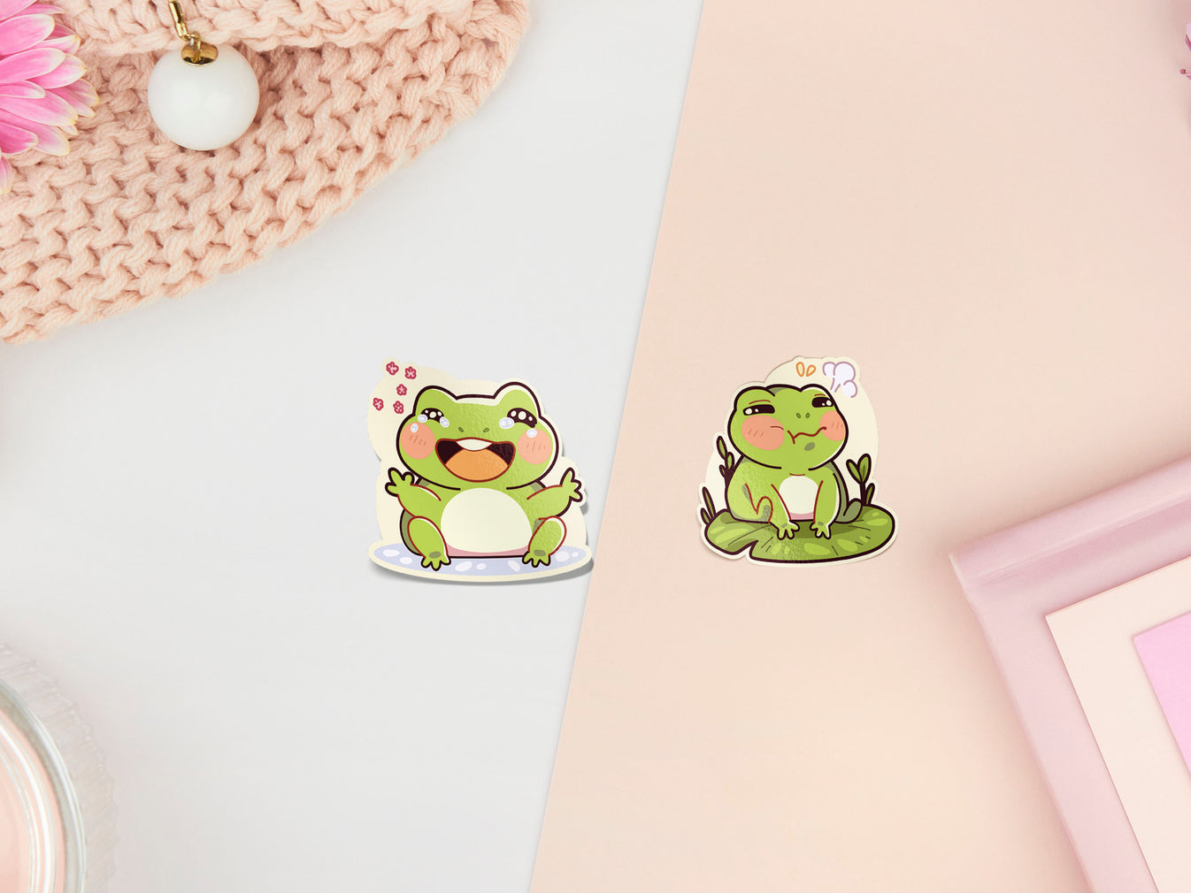 Frogs Sticker Sheet – Nona Gallery
