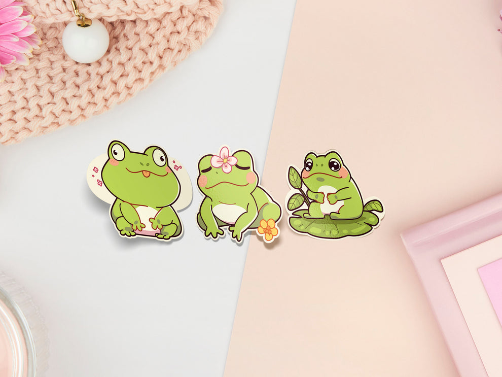 Frogs Sticker Sheet – Nona Gallery